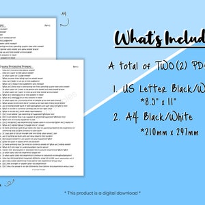 Trauma Processing Journal Writing Prompts 100 Printable Questions, PTSD ...