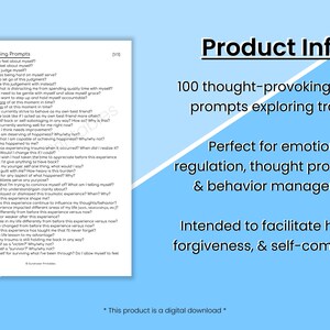 Trauma Processing Journal Writing Prompts - 100+ Printable Questions ...