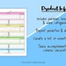 Printable Weekly Priority Planner Task Checklist, Goat Setting ...