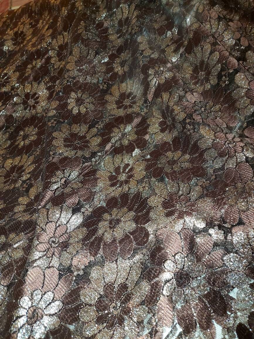 Maroon Fabric Floral Net Dressmaking or Crafts Unusual Fabric - Etsy