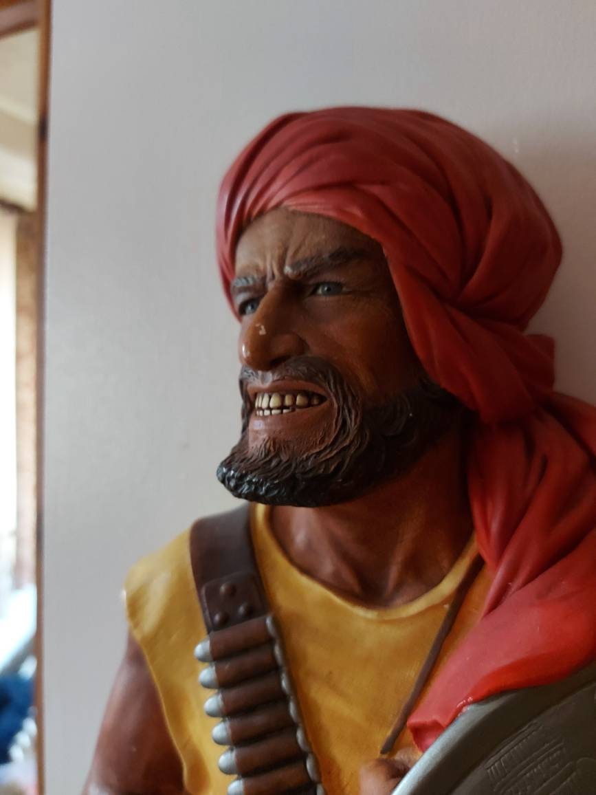 Bossons Vintage Chalkware Head Plaque Exquisite Detail 1960s | Etsy