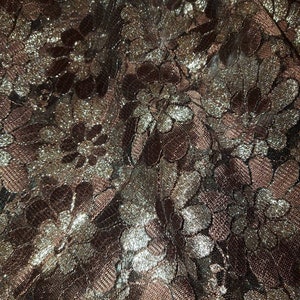 Maroon Fabric Floral Net Dressmaking or Crafts Unusual Fabric Priced ...