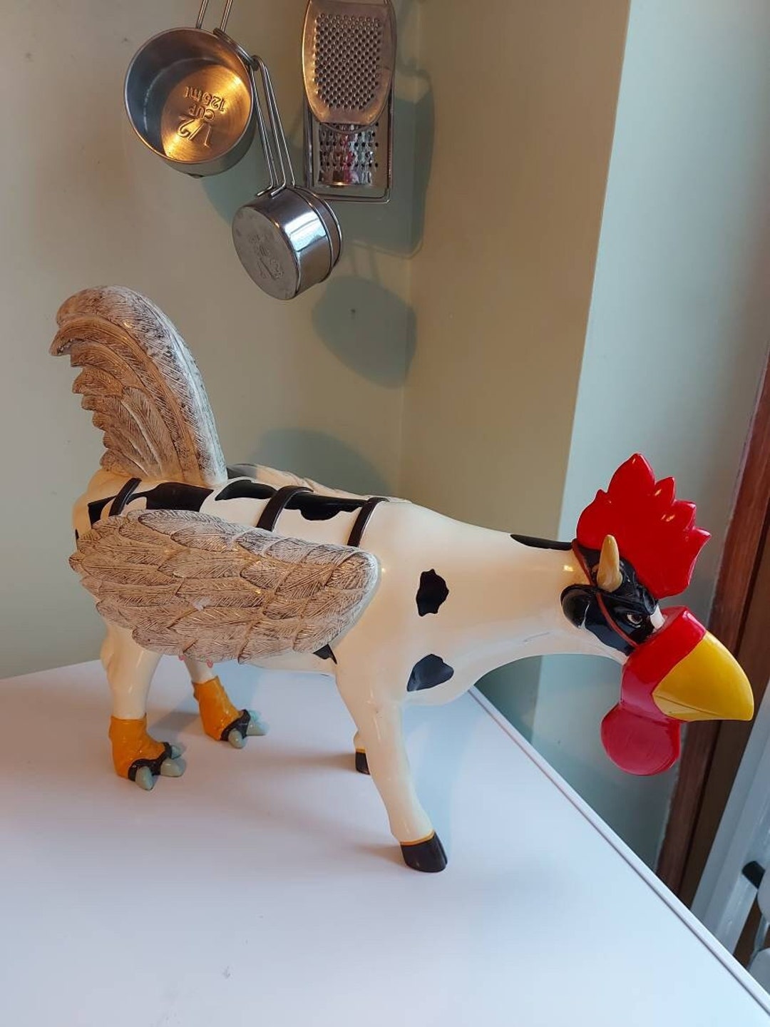 Cow Parade Figurine Large Quirky Cow Sculpture "cow Moo Flage" Very ...