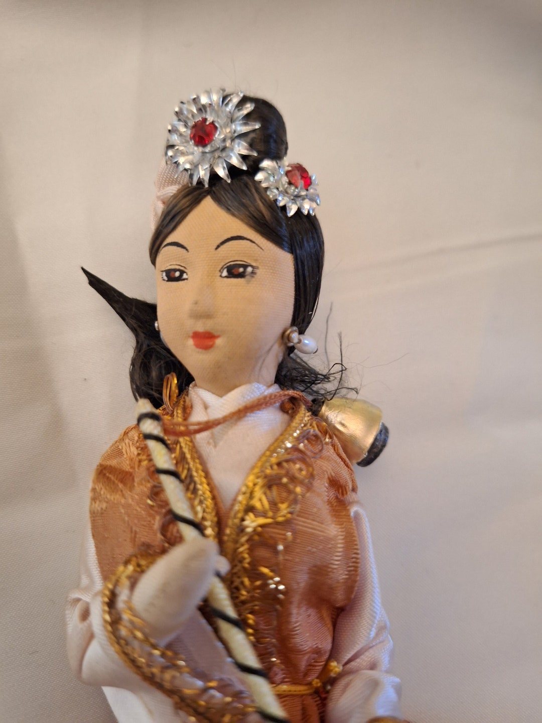 Vintage Asian Costume Doll Collectable Oriental Collectable Doll Gift ...