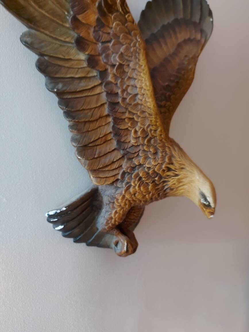 Stunning Vintage Bossons Eagle Wall Plaque Striking 3D - Etsy UK