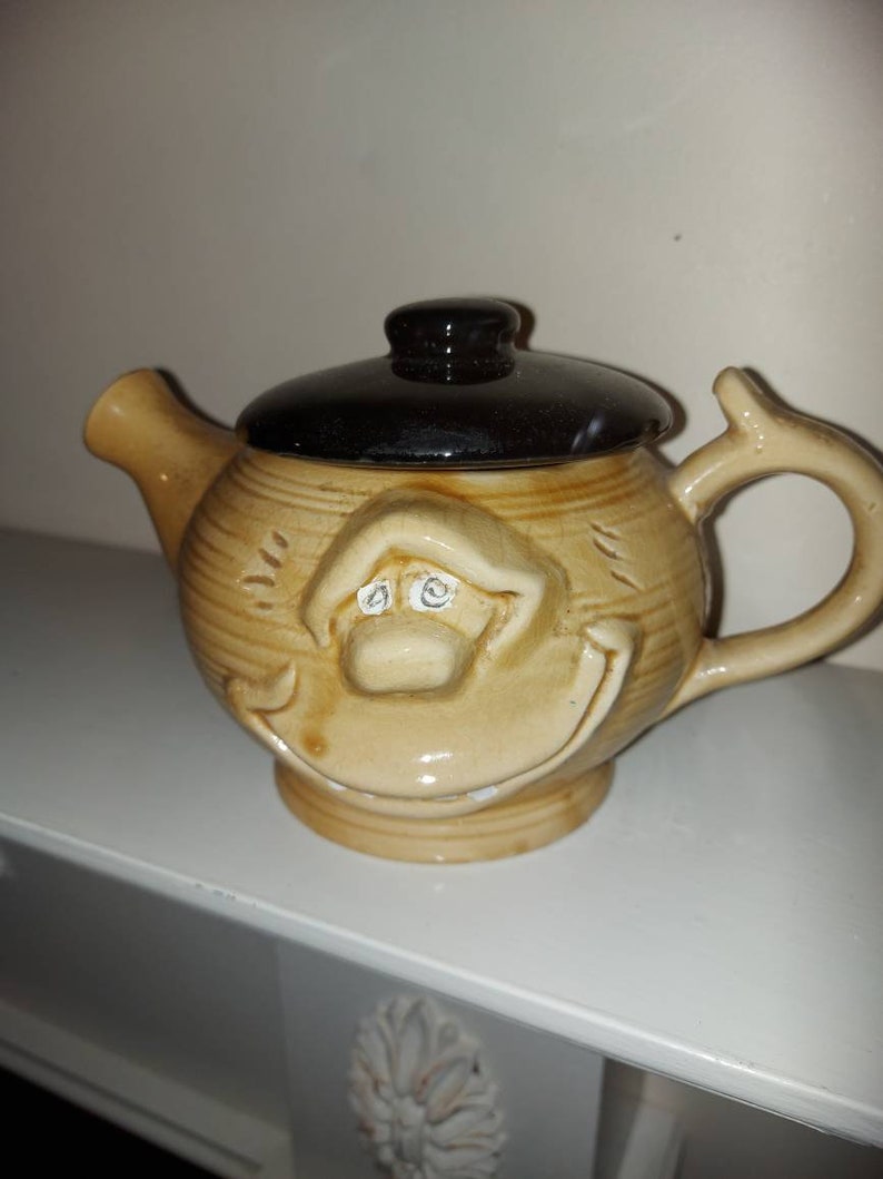 Vintage Ugly Face Teapot Quirky Funny Face Teapot Studio - Etsy UK