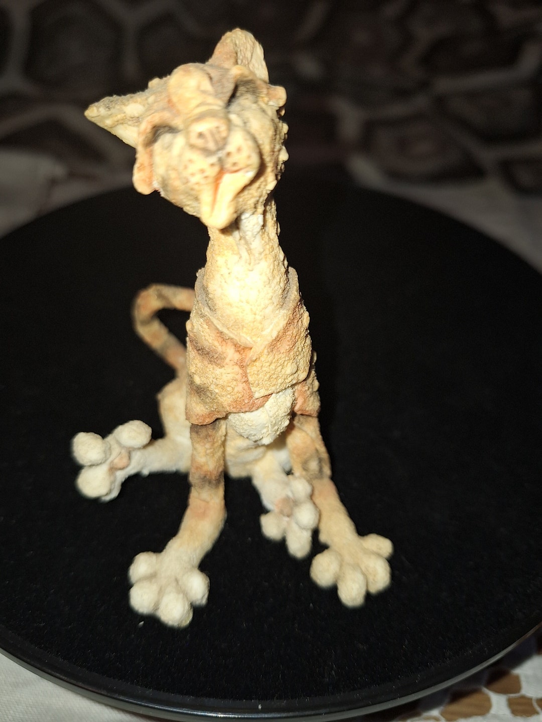 A Breed Apart Superb Cat Figurine Quirky Cartoon Style Highly ...