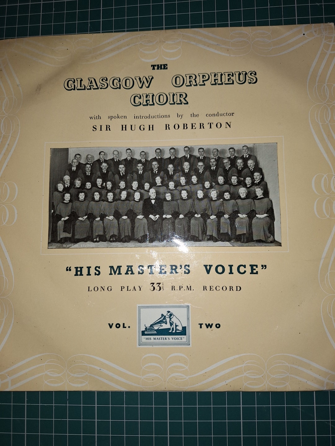 Vintage Record Glasgow Orpheus Choir 1950s His Masters Voice Long Play ...