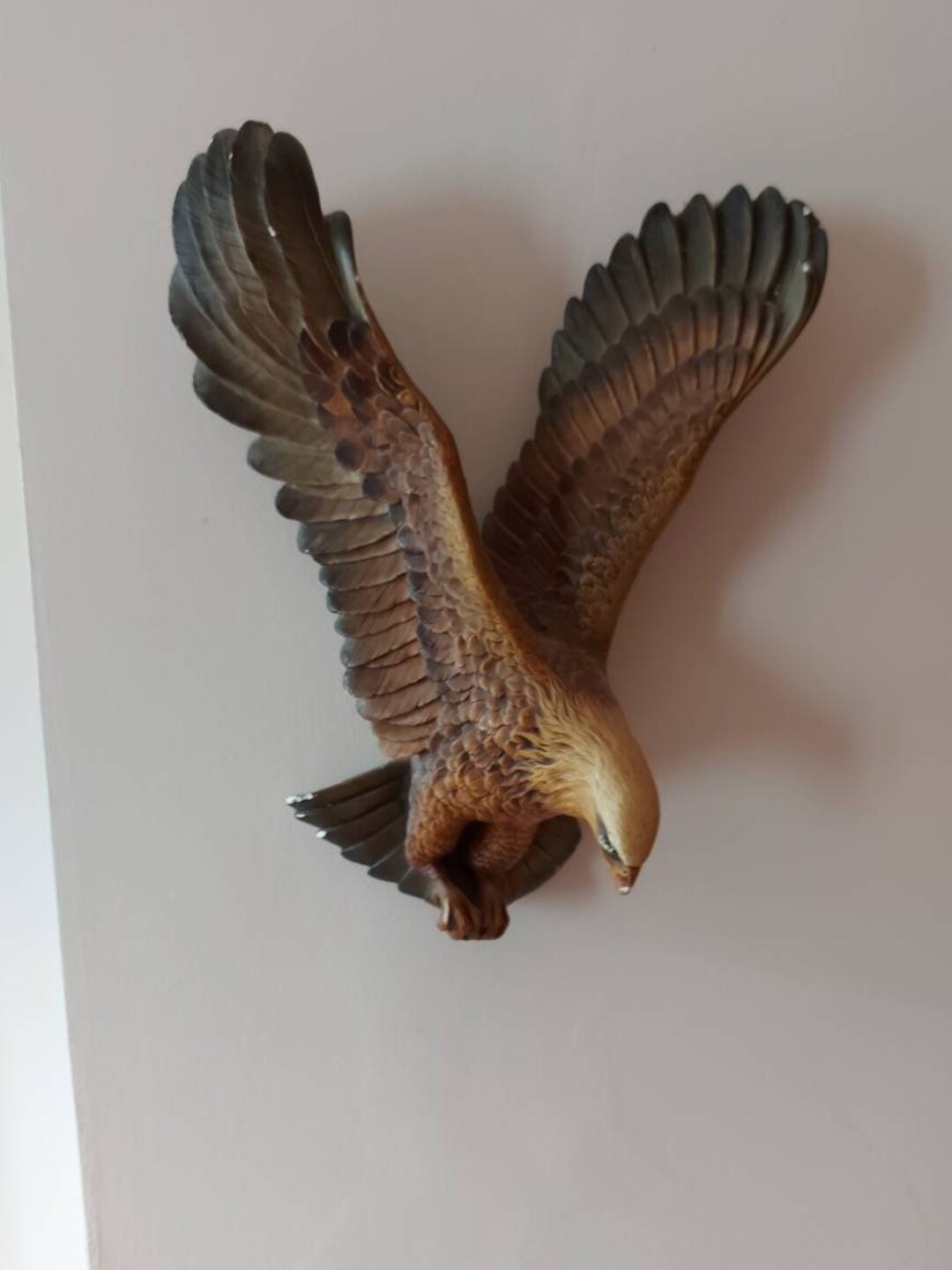 Stunning Vintage Bossons Eagle Wall Plaque Striking 3D - Etsy UK