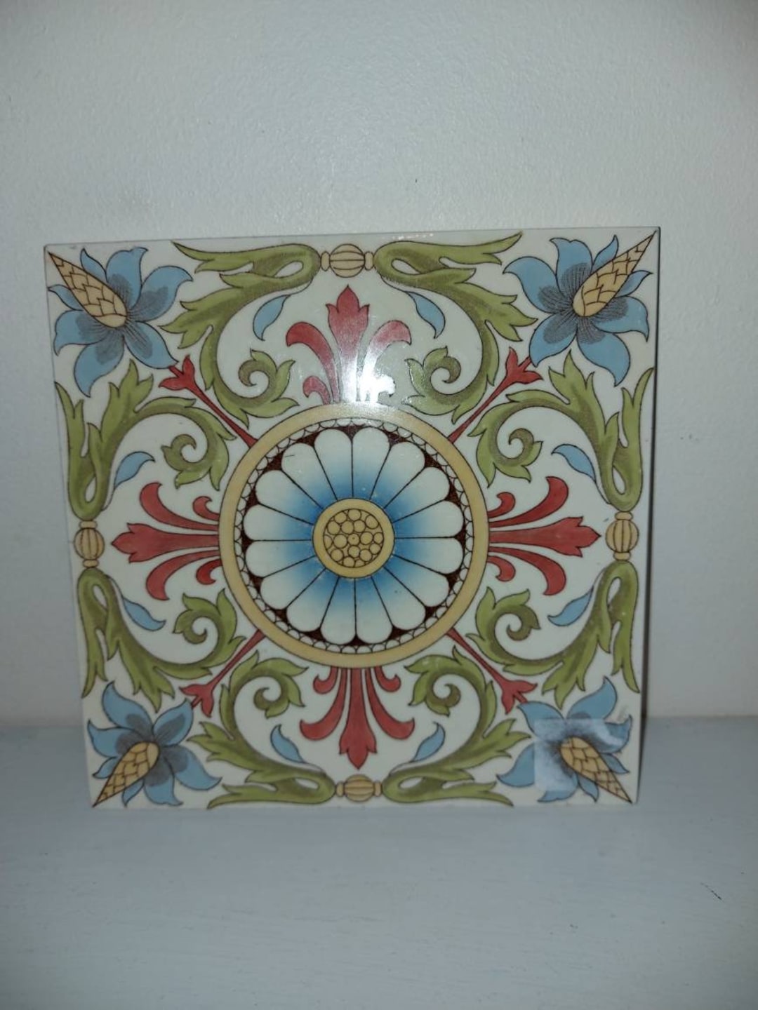 Antique Minton Tile 1863 1872 Stunning Decorative Ceramic Tile ...
