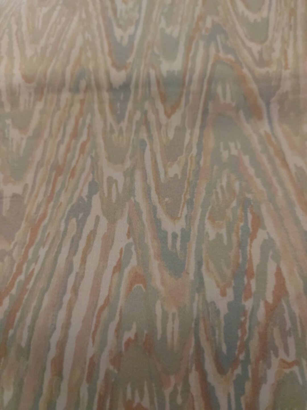 Vintage Fabric Warner Fabrics Glazed Cotton Designed by Greeff Fresco Pattern in Pastel ...