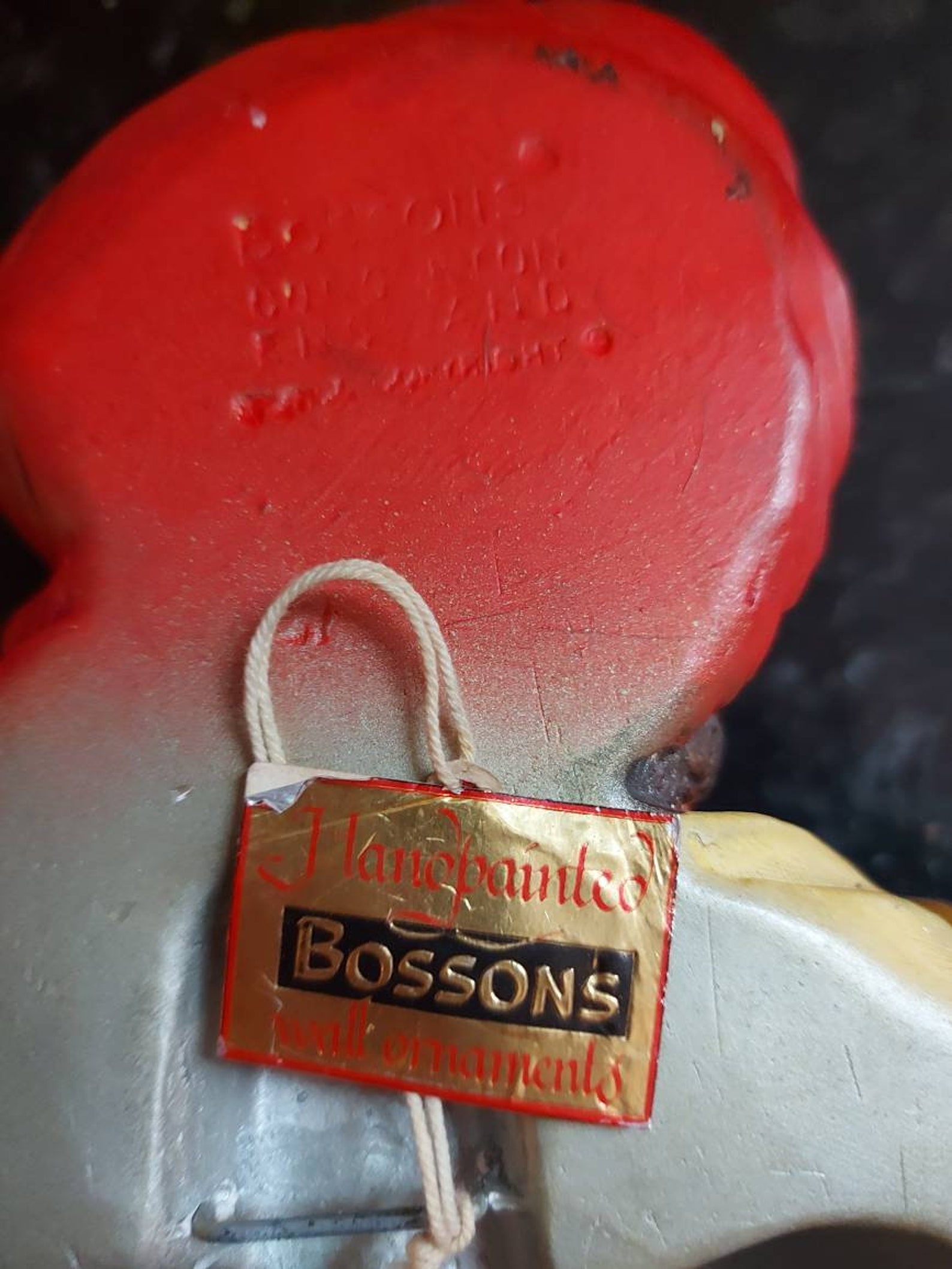 Bossons Vintage Chalkware Head Plaque Exquisite Detail 1960s | Etsy