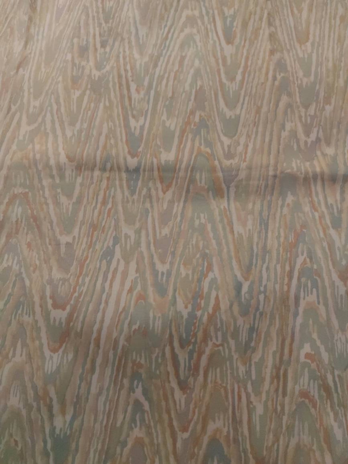 Vintage fabric Warner Fabrics glazed cotton designed by | Etsy