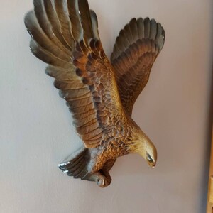 Stunning Vintage Bossons Eagle Wall Plaque Striking 3D - Etsy UK