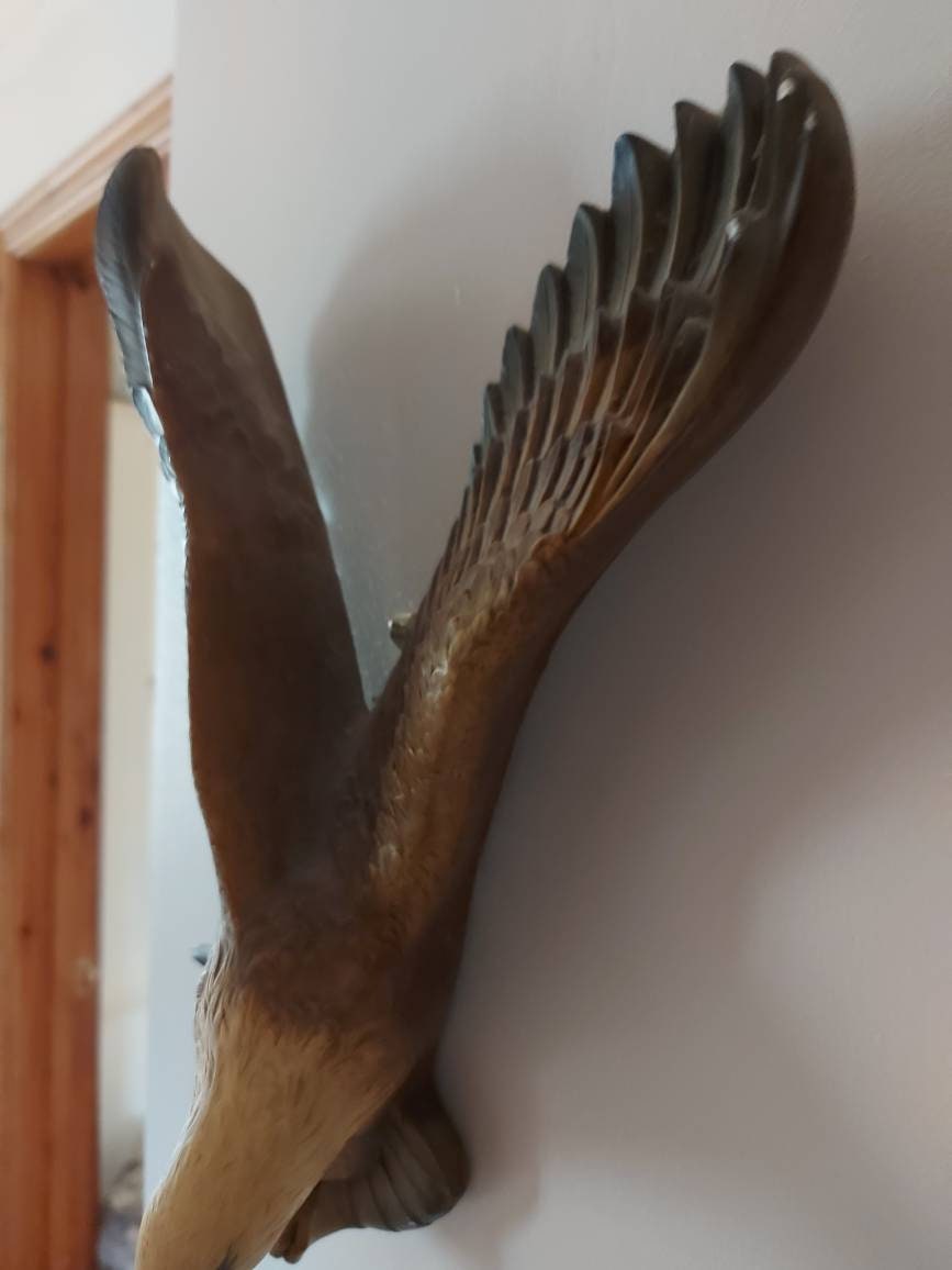 Stunning Vintage Bossons Eagle Wall Plaque Striking 3D - Etsy UK