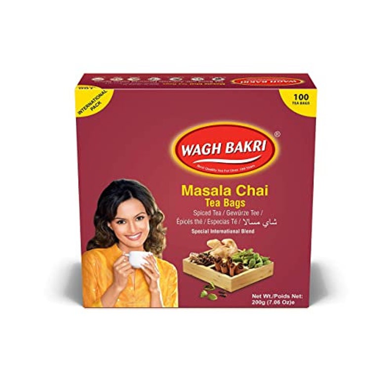 Wagh Bakri Masala Tea Bags 100 - Etsy