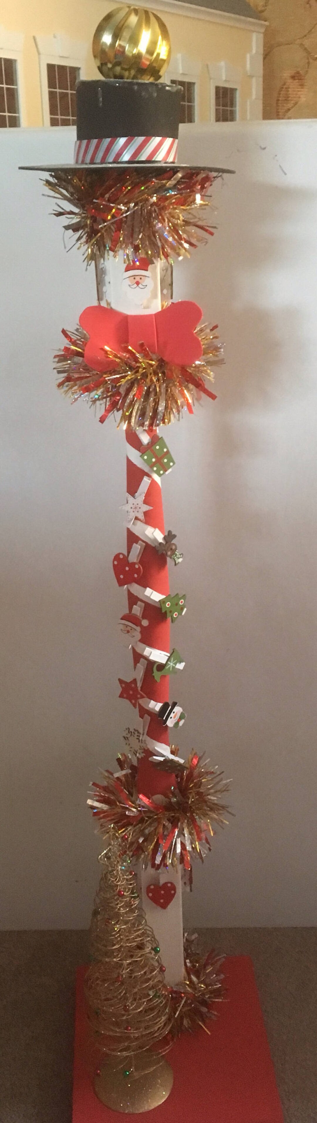 Santa Pole - Etsy