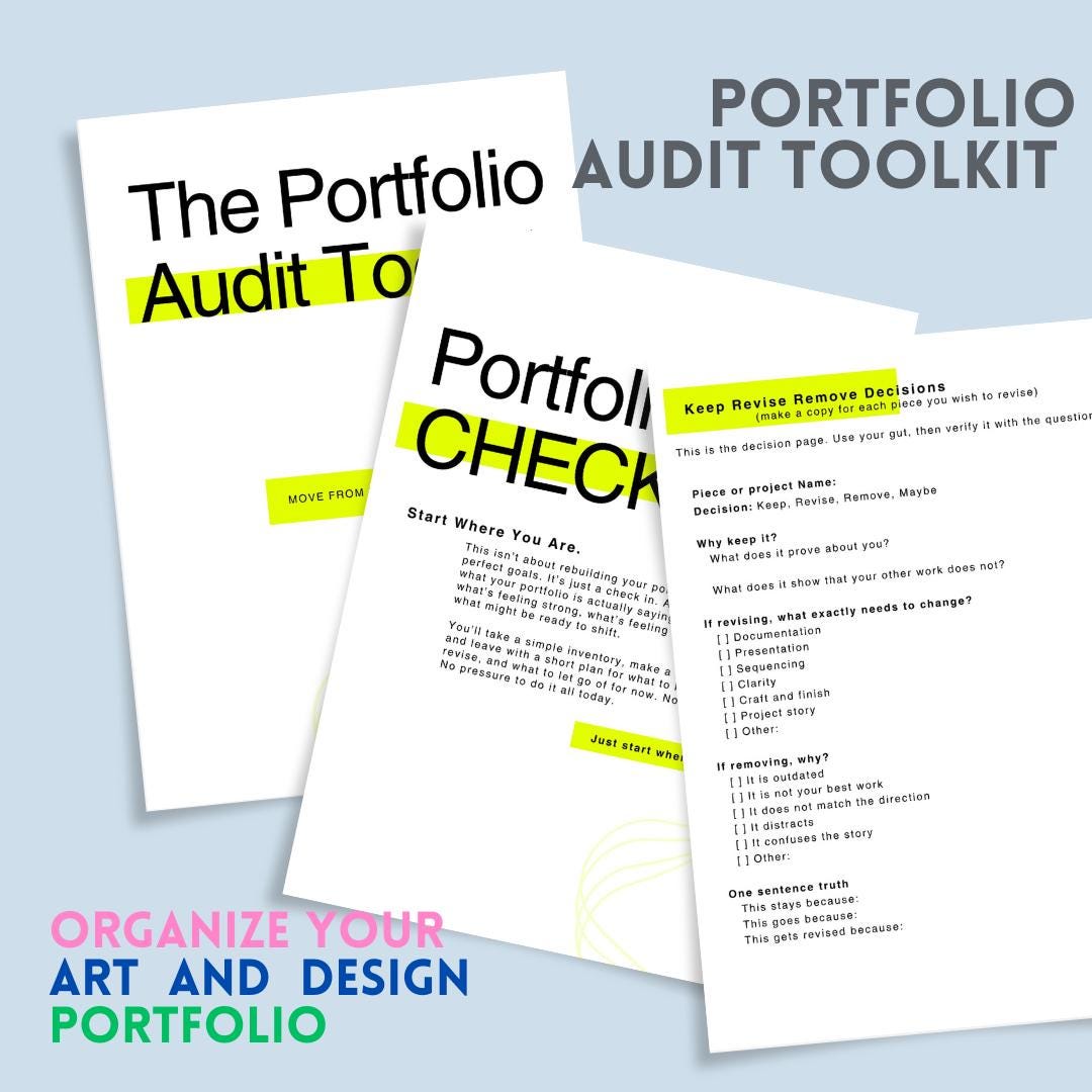 Artist Portfolio Audit Workbook (digital Download) | PDF - Etsy