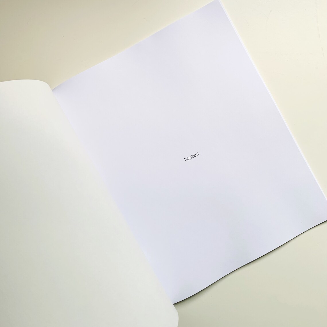 8.5x11 Blank Unlined Notebook - Etsy