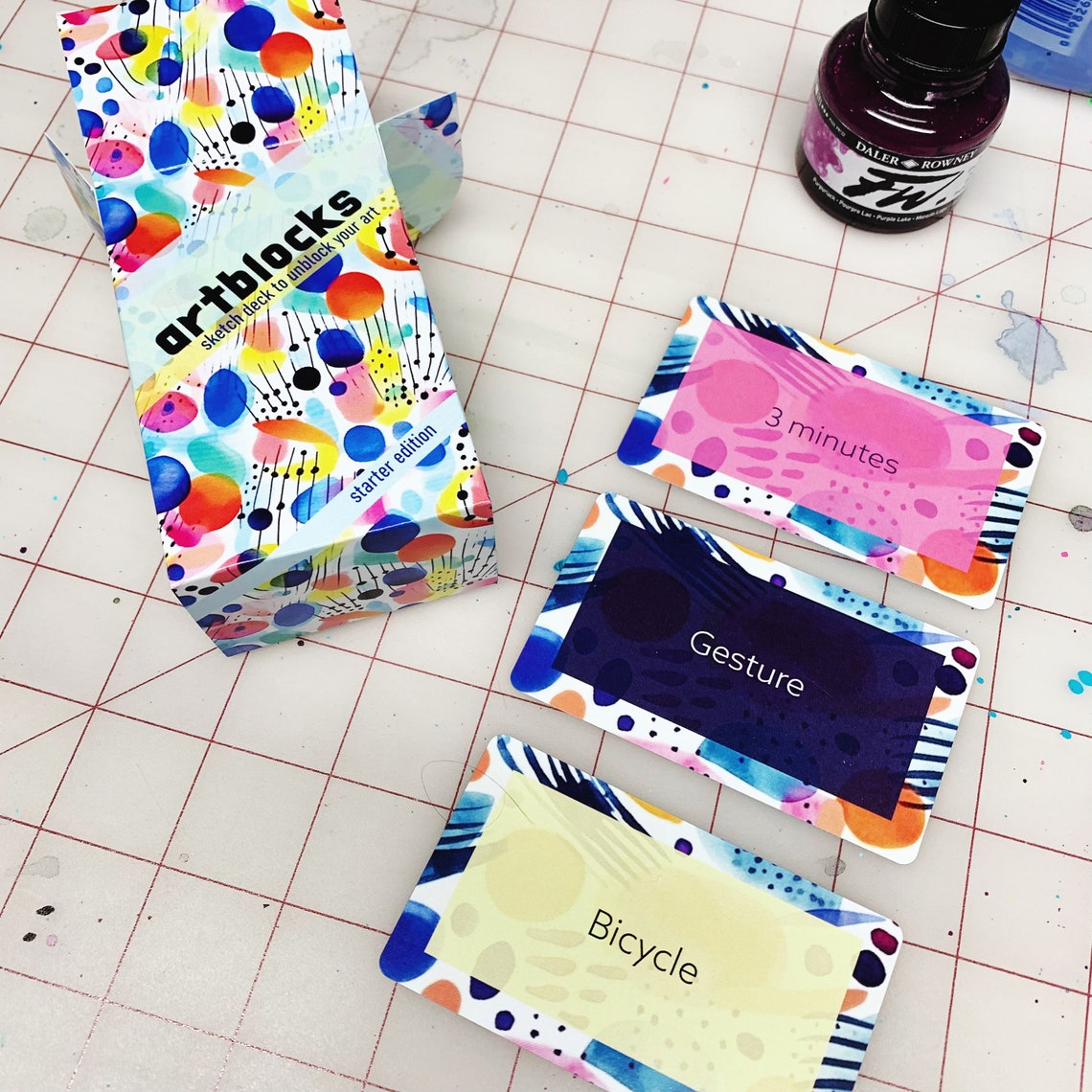 Artblocks - Sketch Game - Deck to Unblock Your Art - Etsy