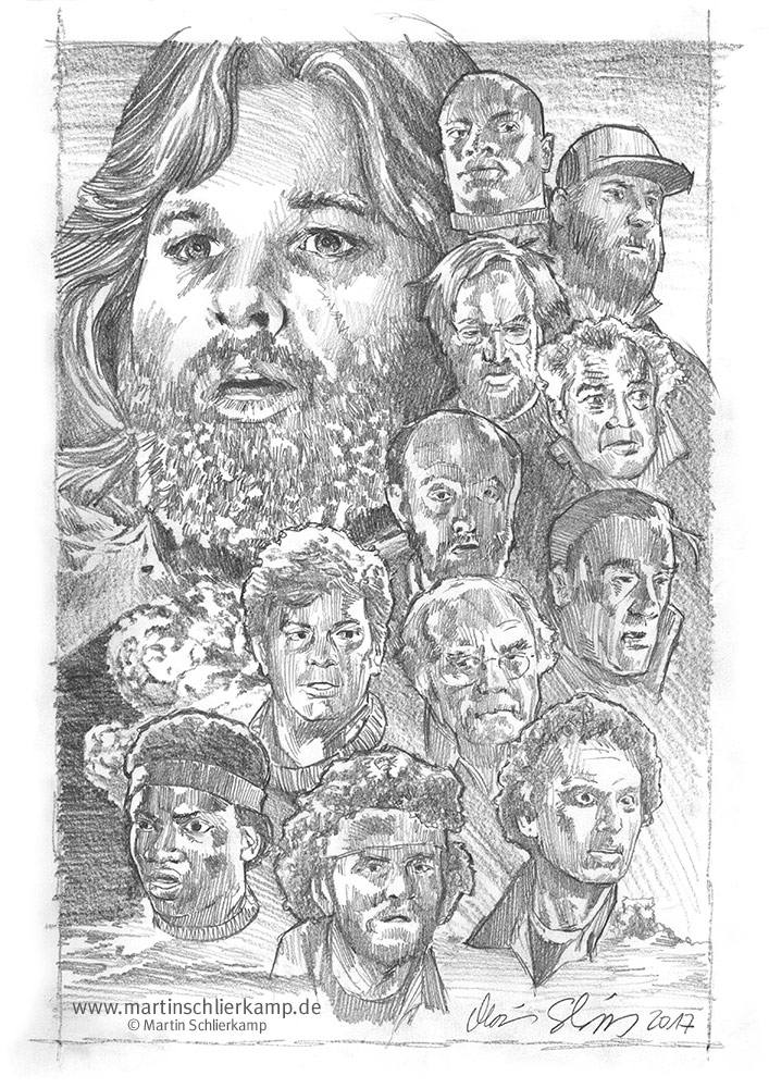 John Carpenter's the Thing Layout C original Layout - Etsy