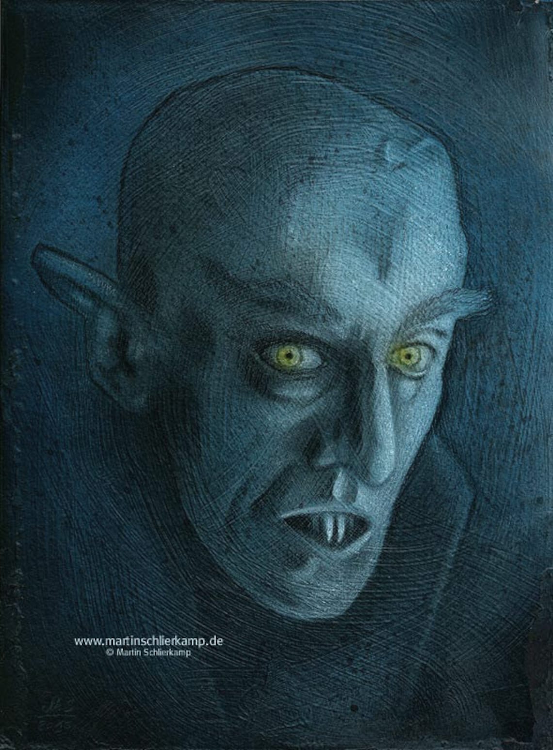 Nosferatu original Art - Etsy UK