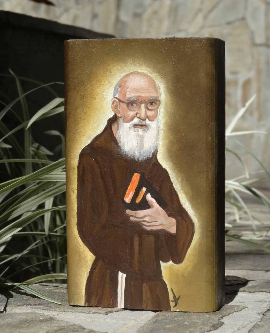 Blessed Solanus Casey, Bl Solanus Casey,fr. Solanus Casey,oils on Wood ...