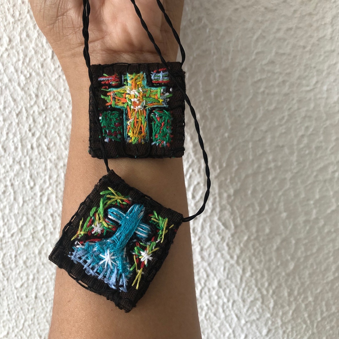 Unisex Brown Scapular, Carmelite Scapular, Art on Scapulars, - Etsy