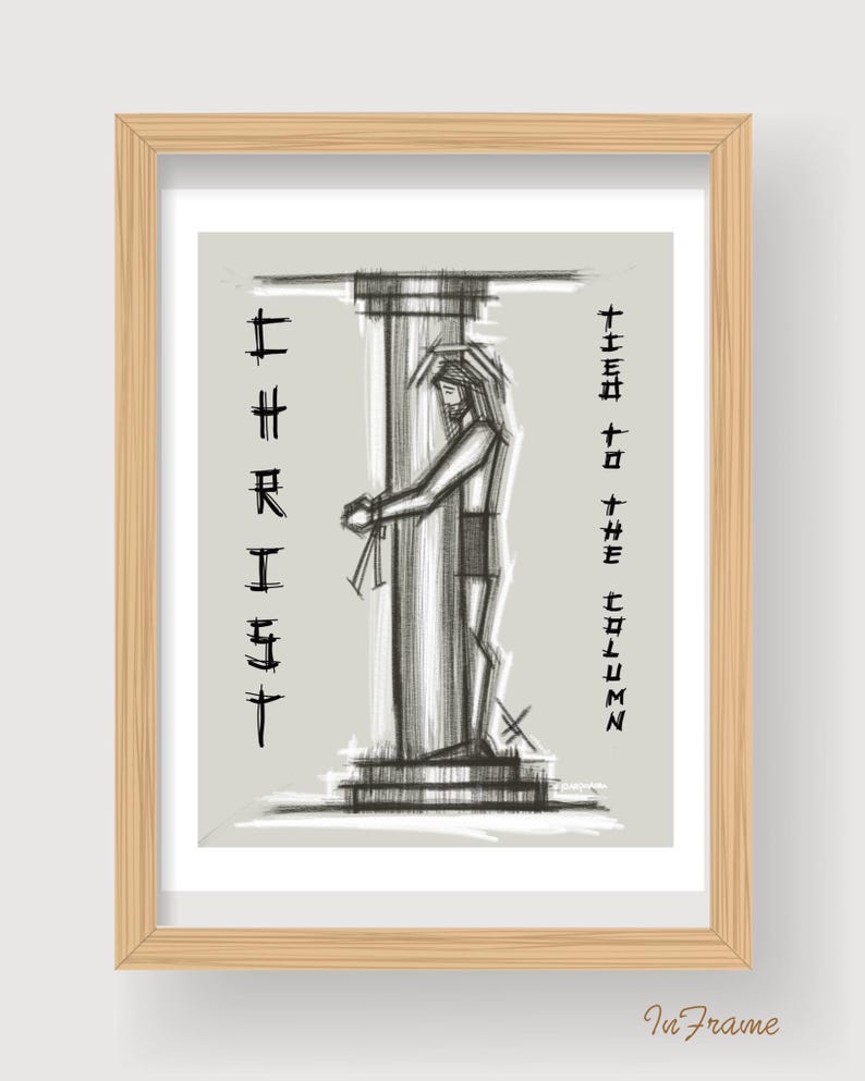 The Flagellation of Jesus Tied to the Column, Jesus Tied to the Column ...