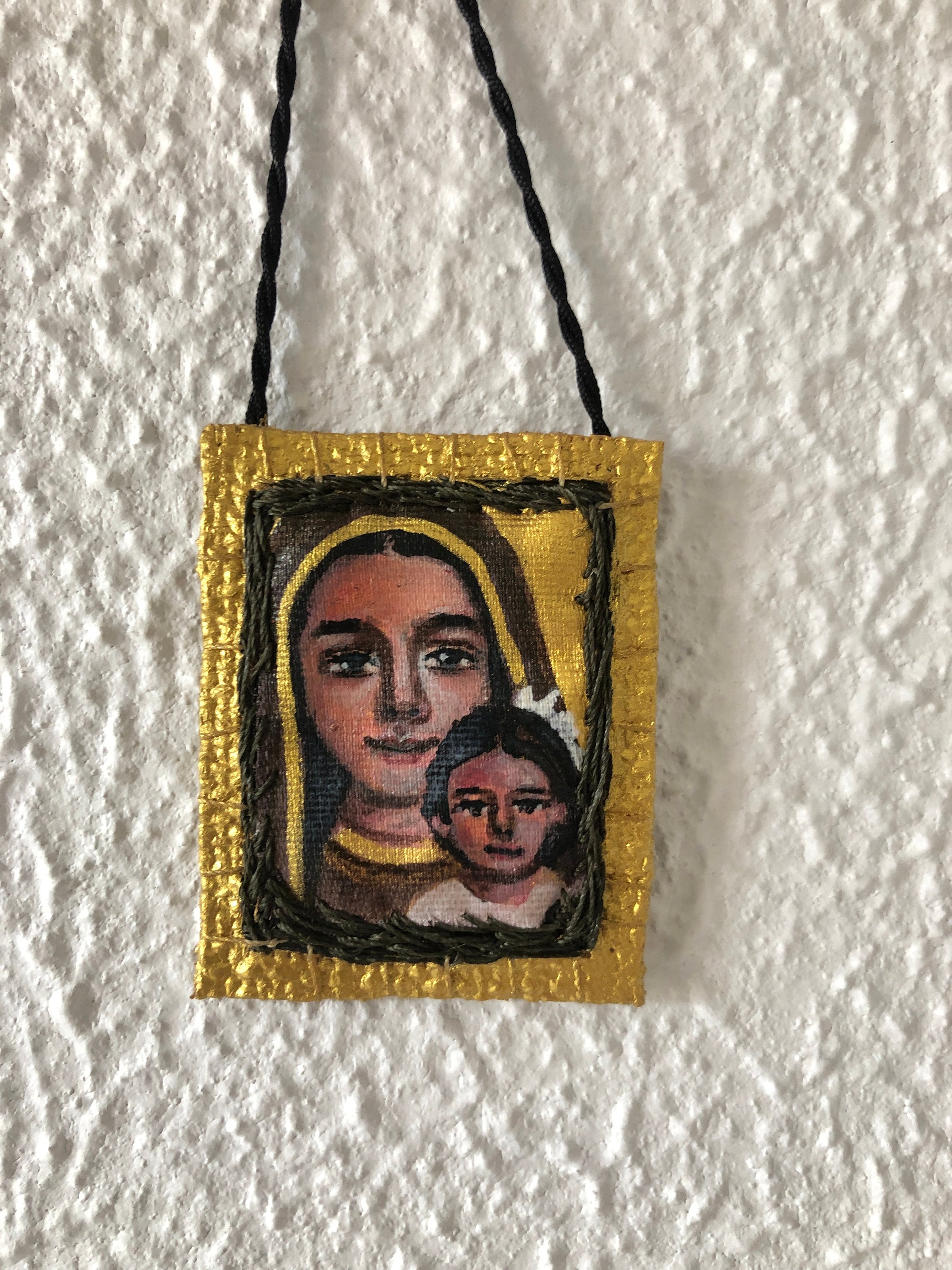 Brown Scapular Scapular Jesus Sacred Art Small Scapular - Etsy Canada