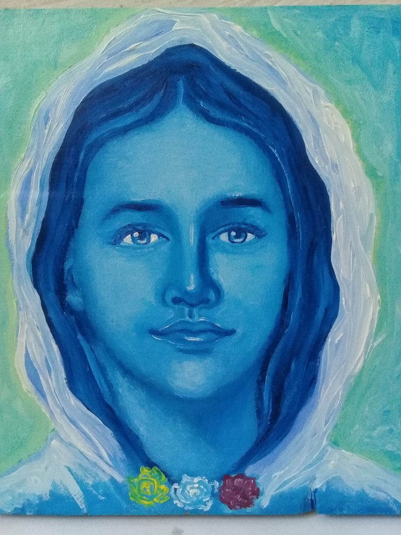 Virgin Mary, ROSA MISTICA, Marian Iconography, Painting of the Virgin ...