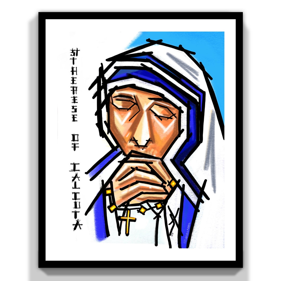 Mother Teresa of Calcutta,digital DOWNLOAD, Art of Mother Teresa ...