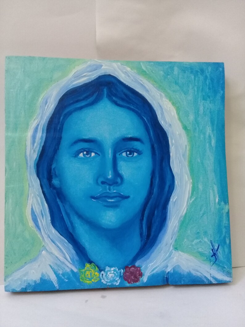 Virgin Mary, ROSA MISTICA, Marian Iconography, Painting of the Virgin ...
