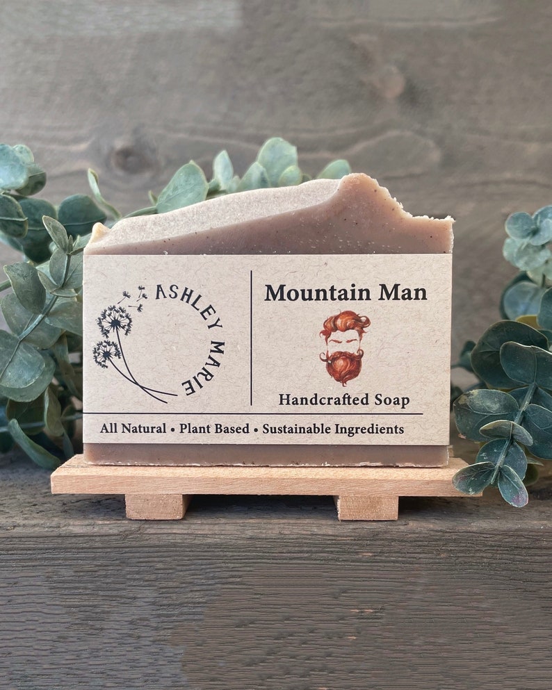 Men's Soap Bar- Mountain Man Soap- Men's Shampoo Bar - Manly Soap ...