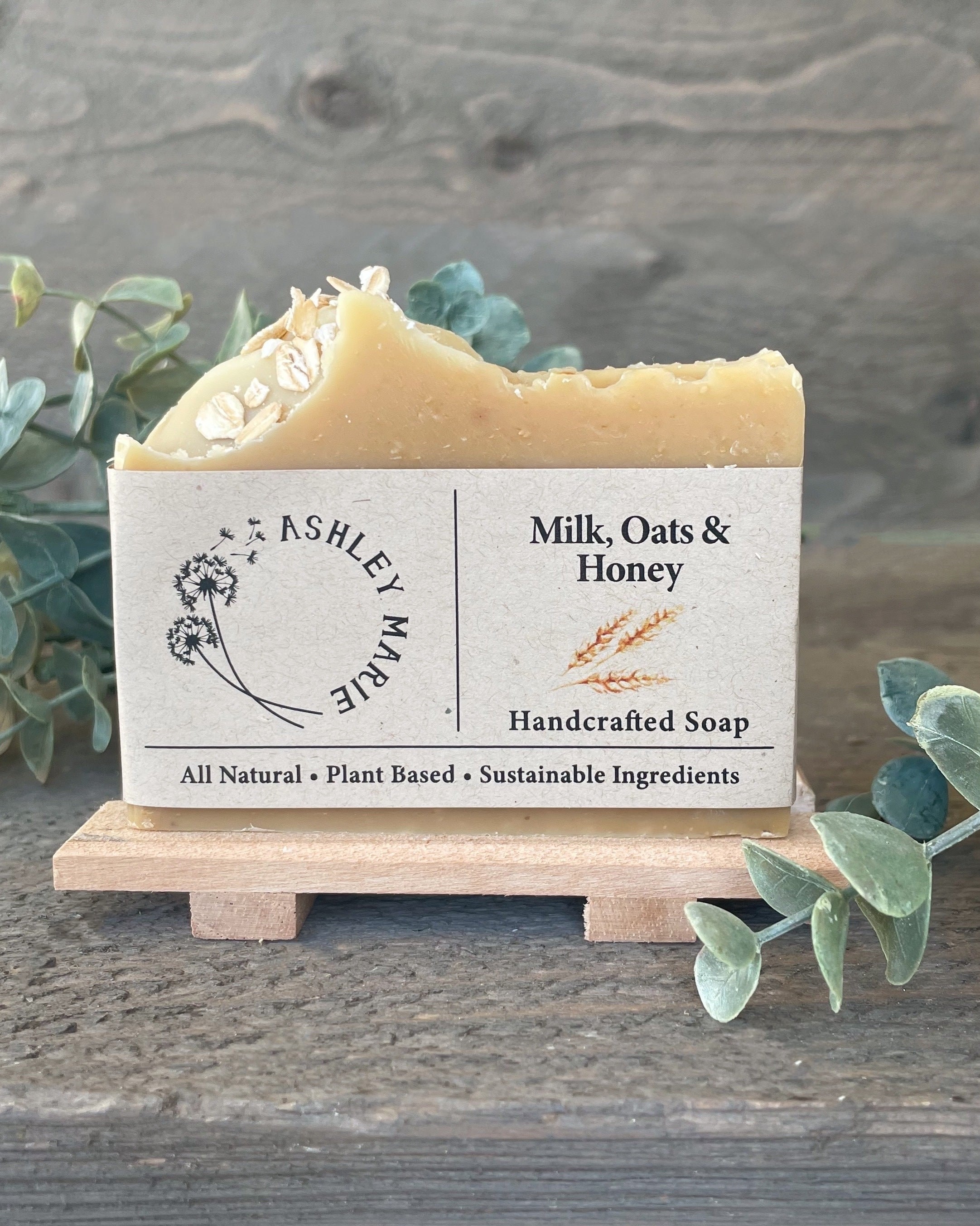 Honey Oatmeal Soap Bar - Goat Milk Soap - Goats Milk Bar Soap - Oatmeal ...