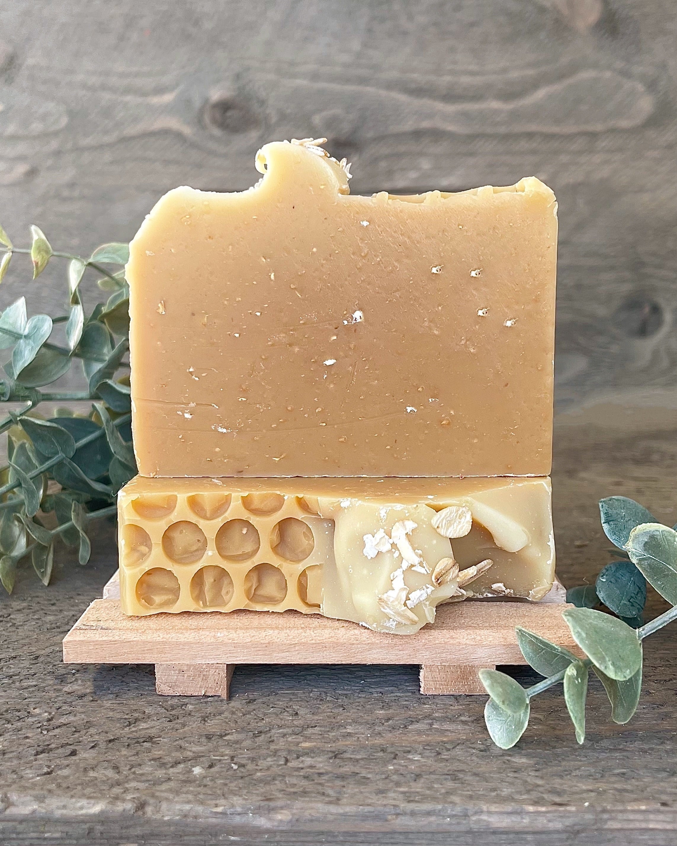 Honey Oatmeal Soap Bar - Goat Milk Soap - Goats Milk Bar Soap - Oatmeal ...