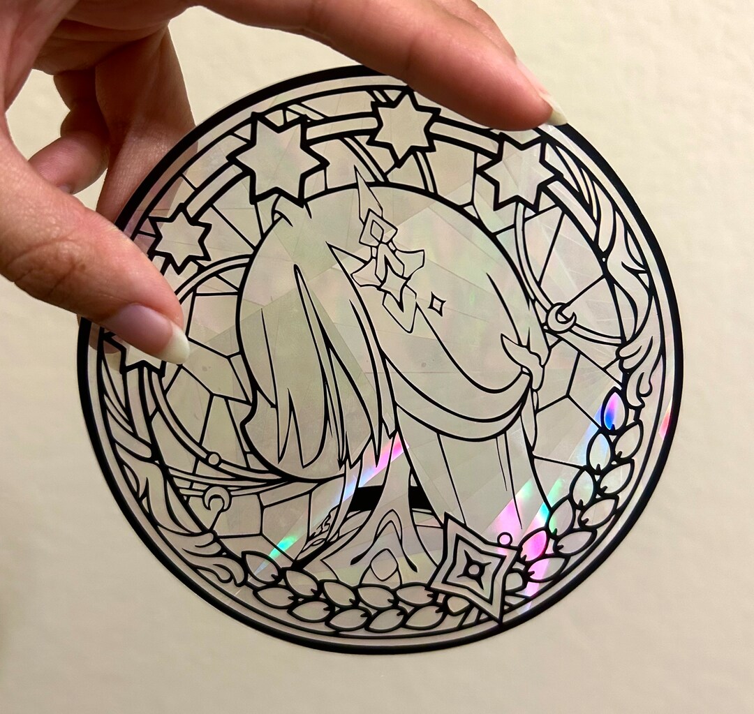Acheron Suncatcher Sticker Honkai: Star Rail fan Creation - Etsy