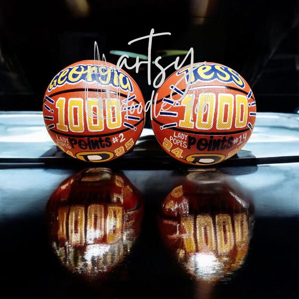 1000 Point Basketball - Etsy