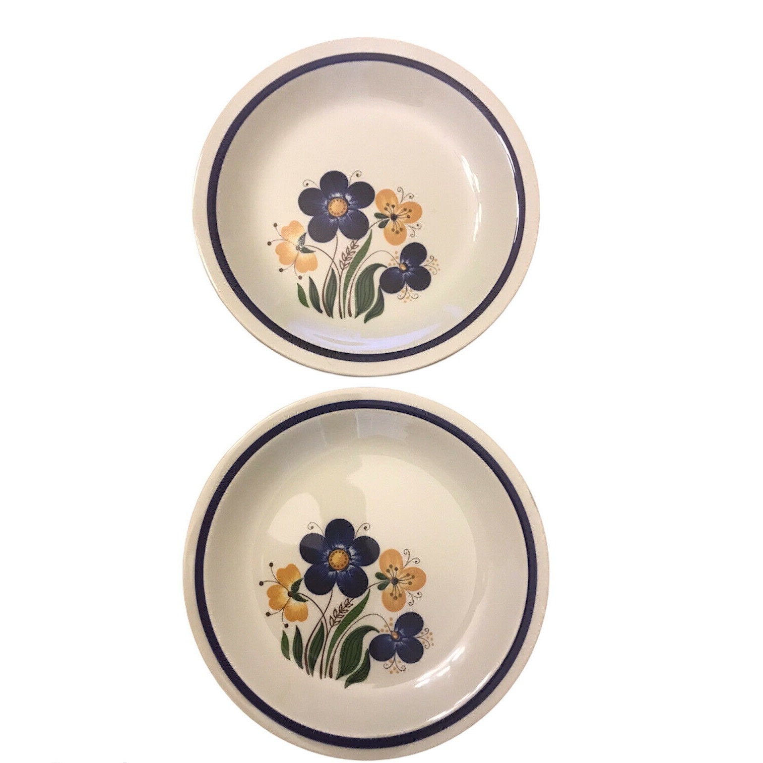 Plates Home & Living Figgjo Mayflower Plates Small Porcelain Dessert ...