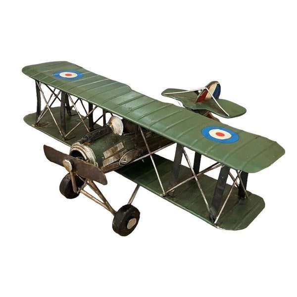 Biplane Metal Decor - Etsy