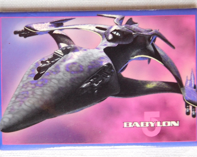 Rare Babylon 5 Minbari White Star Ship Metal Magnet 1997 Antioch - Etsy