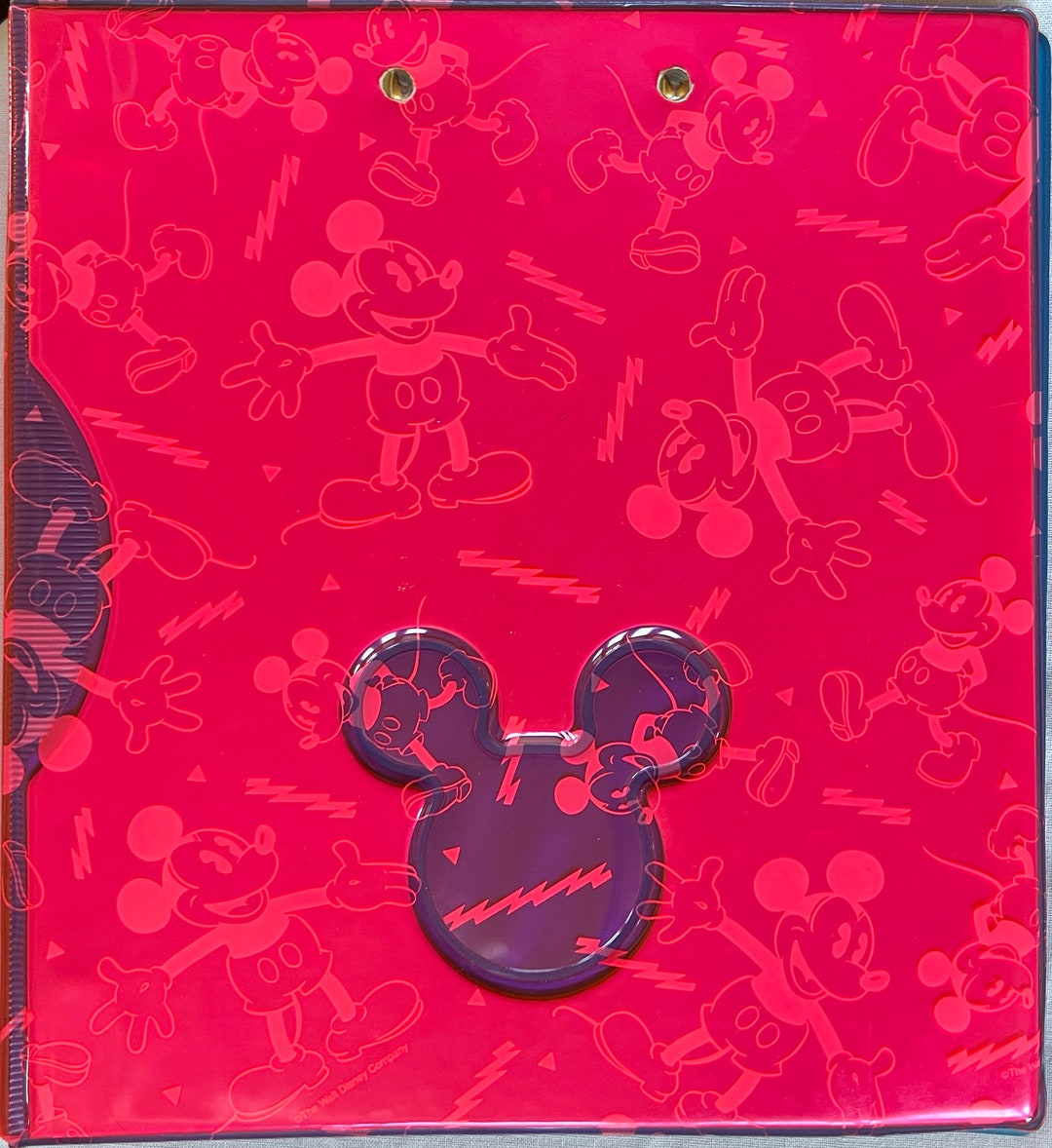 1990s Electric Mickey Mouse 3-ring Mead Binder - Etsy