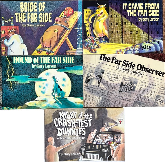 5 Gary Larson Books: Bride of the Far Side It Came From the - Etsy
