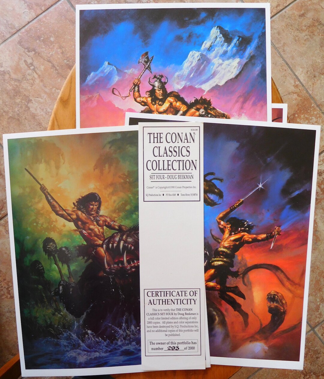 The Conan Classics 4 Doug Beekman 6 Large Prints Numbered - Etsy