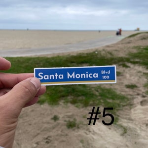 Santa Monica Sticker Set Santa Monica Ca Stickers California Stickers ...
