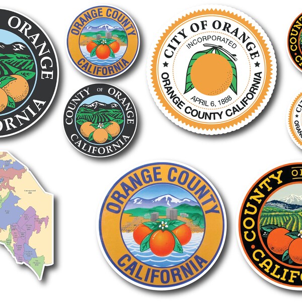 Orange County - Etsy