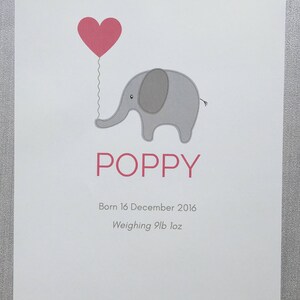 Baby Birth Frame.new Baby Gift.baby Details Frame.new Baby - Etsy