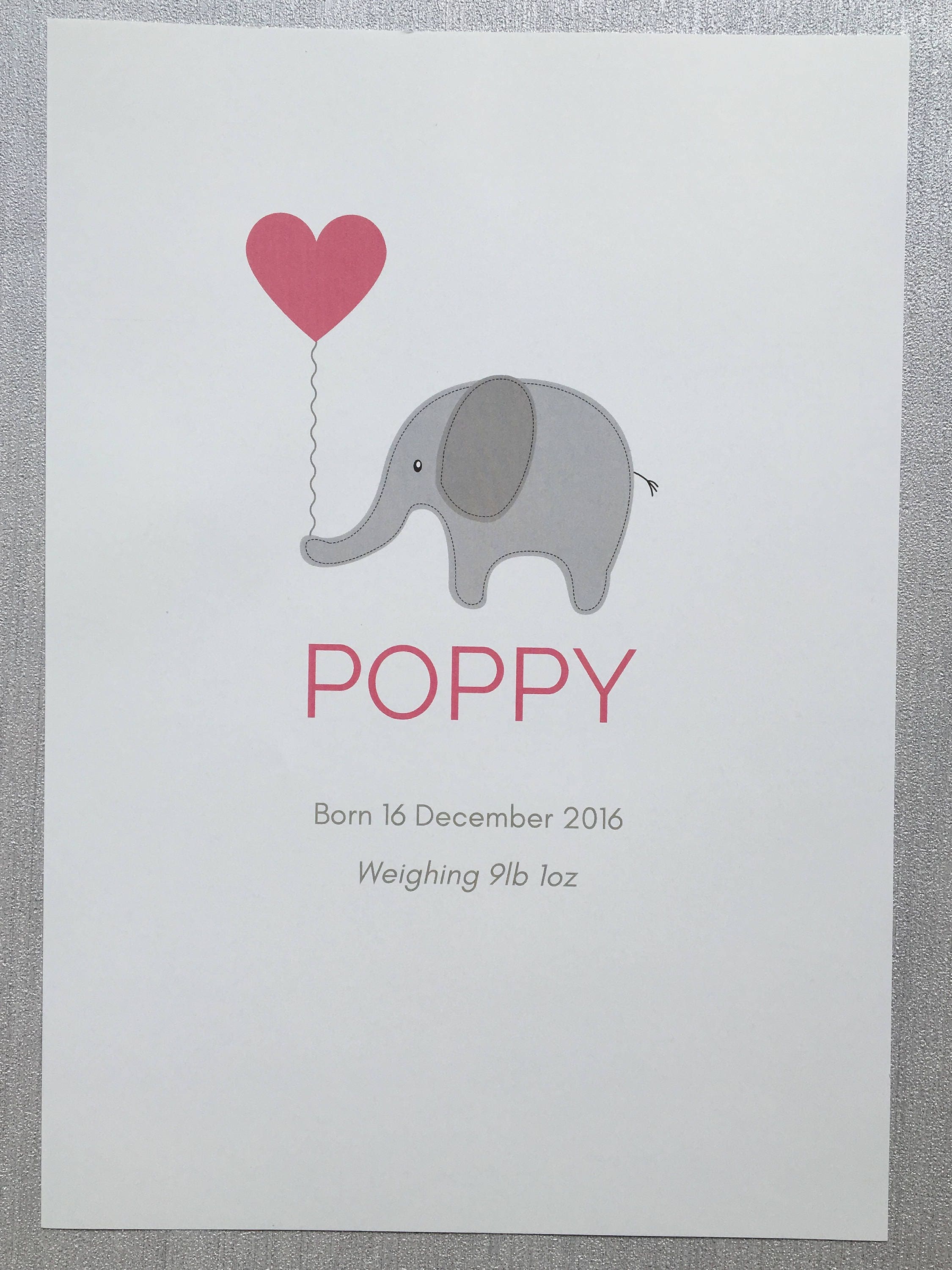 Baby Birth Frame.new Baby Gift.baby Details Frame.new Baby - Etsy