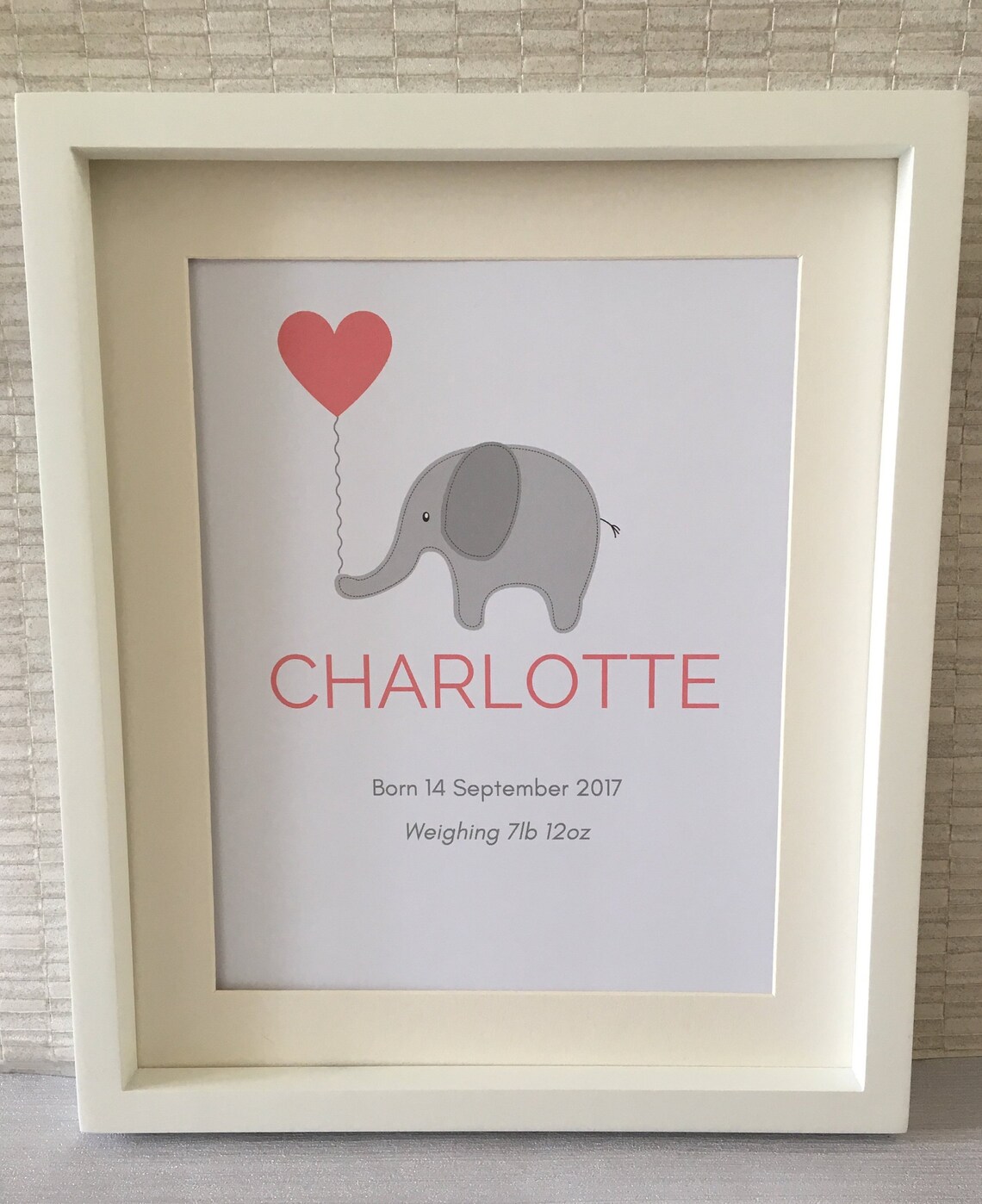 Baby Birth Frame.new Baby Gift.baby Details Frame.new Baby - Etsy