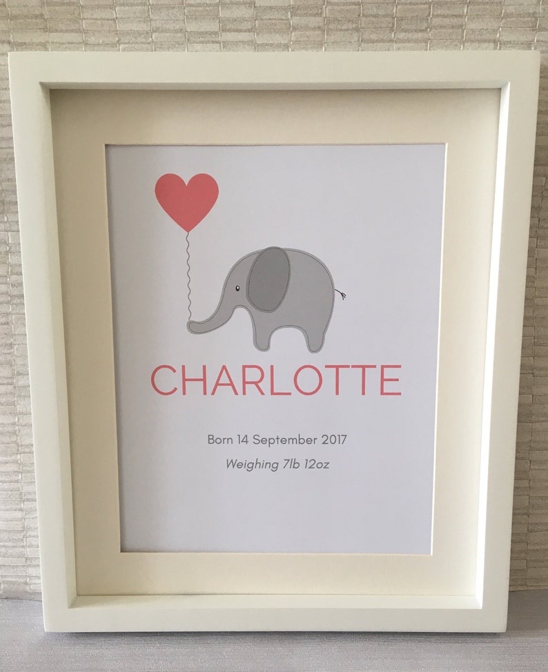 Baby Birth Frame.new Baby Gift.baby Details Frame.new Baby - Etsy